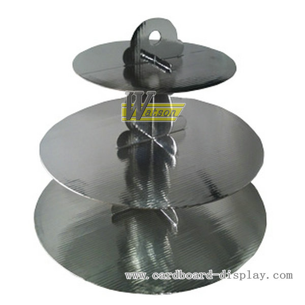3 tiers cardboard cupcake stand,corrugated paper cupcake stand, cut ...